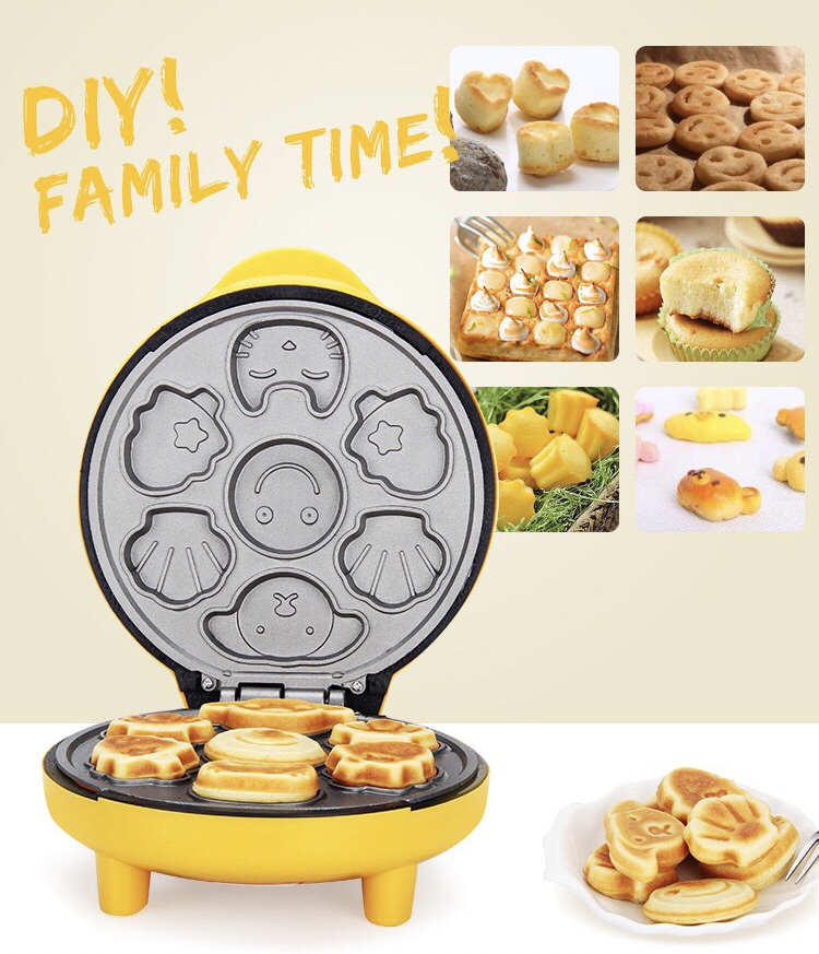Electric Hot Cake Maker Machine Cup Pan Egg Waffle Kitchen Appliances ...