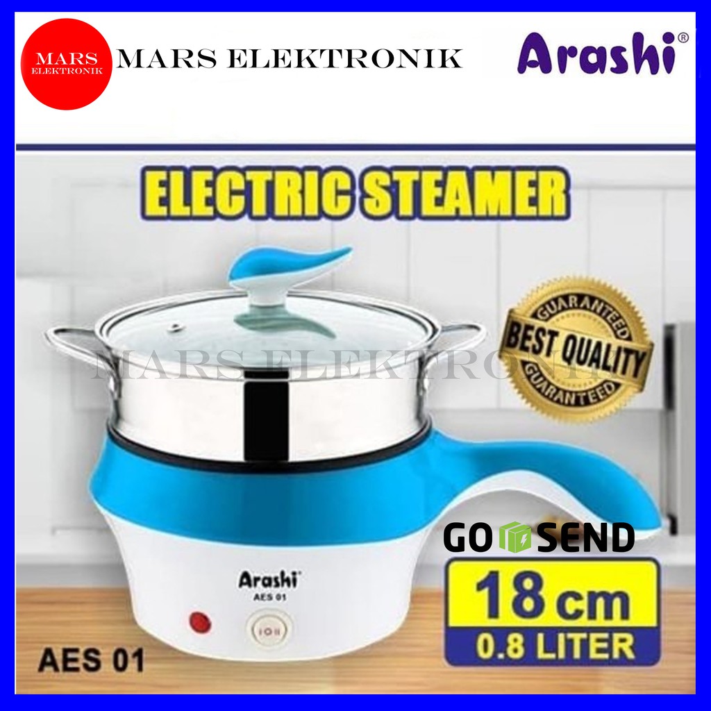 PANCI ELECTRIC ARASHI AES 01 / STEAMER / PEMANAS / PENGUKUS / READY | Lazada Indonesia