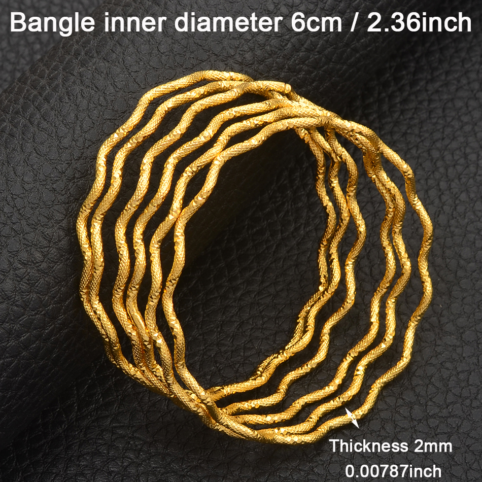 【Topnotch Store】6pcs/Lot Bracelets Women Girls Dubai Bracelet Jewelry ...