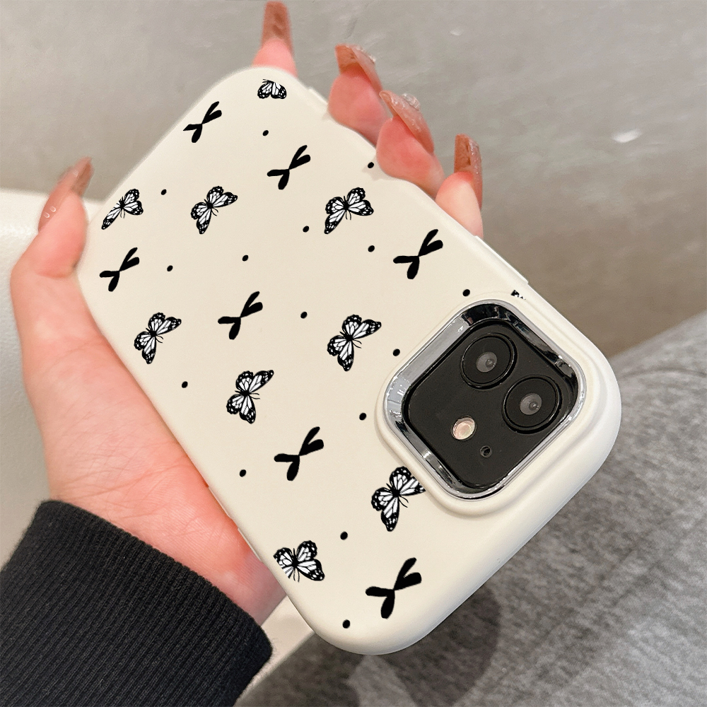 TA for Redmi 13C Xiaomi Poco C65 Back Cover Spots and Butterflies Phone ...