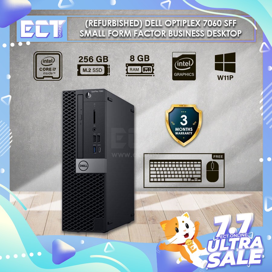 (Refurbished) Dell Optiplex 7060 SFF Small Form Factor Business Desktop ...