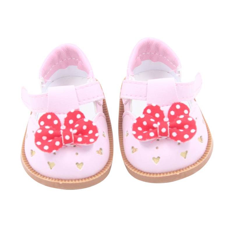 Cute Doll Shoes 7cm Cartoon Bowknot Mini Sandals For 18inch American ...
