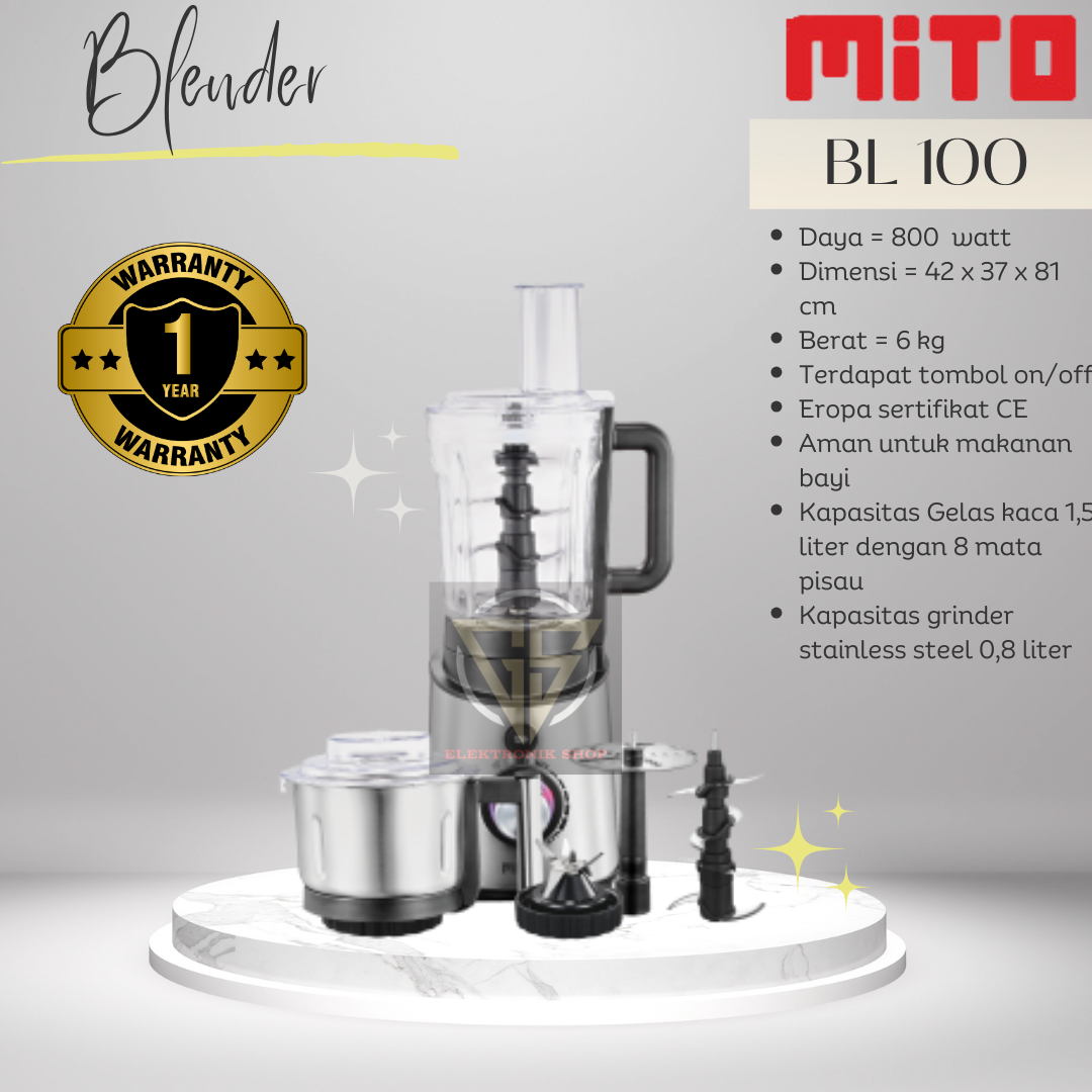 Blender MITO BL-100 1.5L | Lazada Indonesia