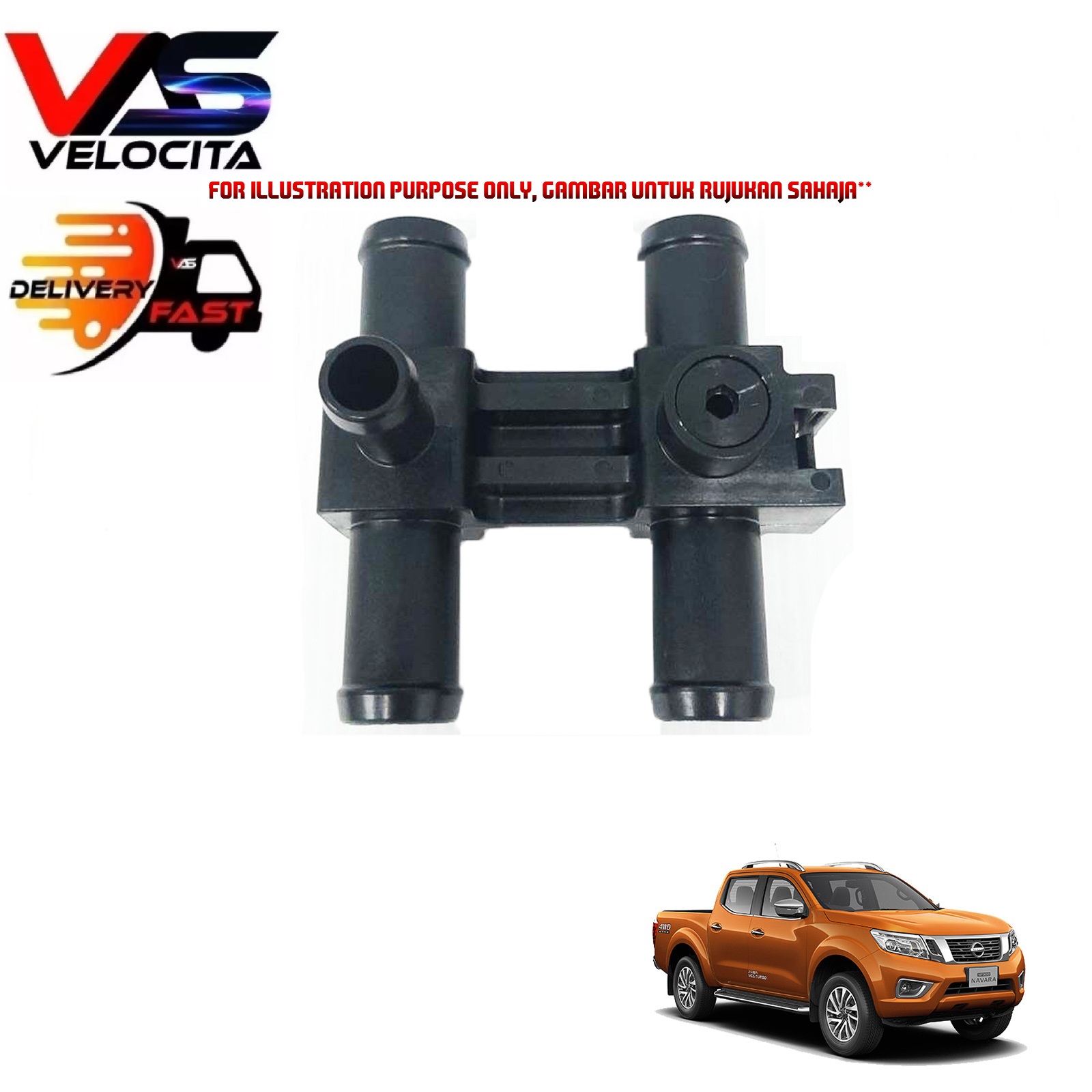NISSAN NAVARA D23T 2015+ HEATER PIPE HOSE GENUINE PARTS (92408-4KU0A ...