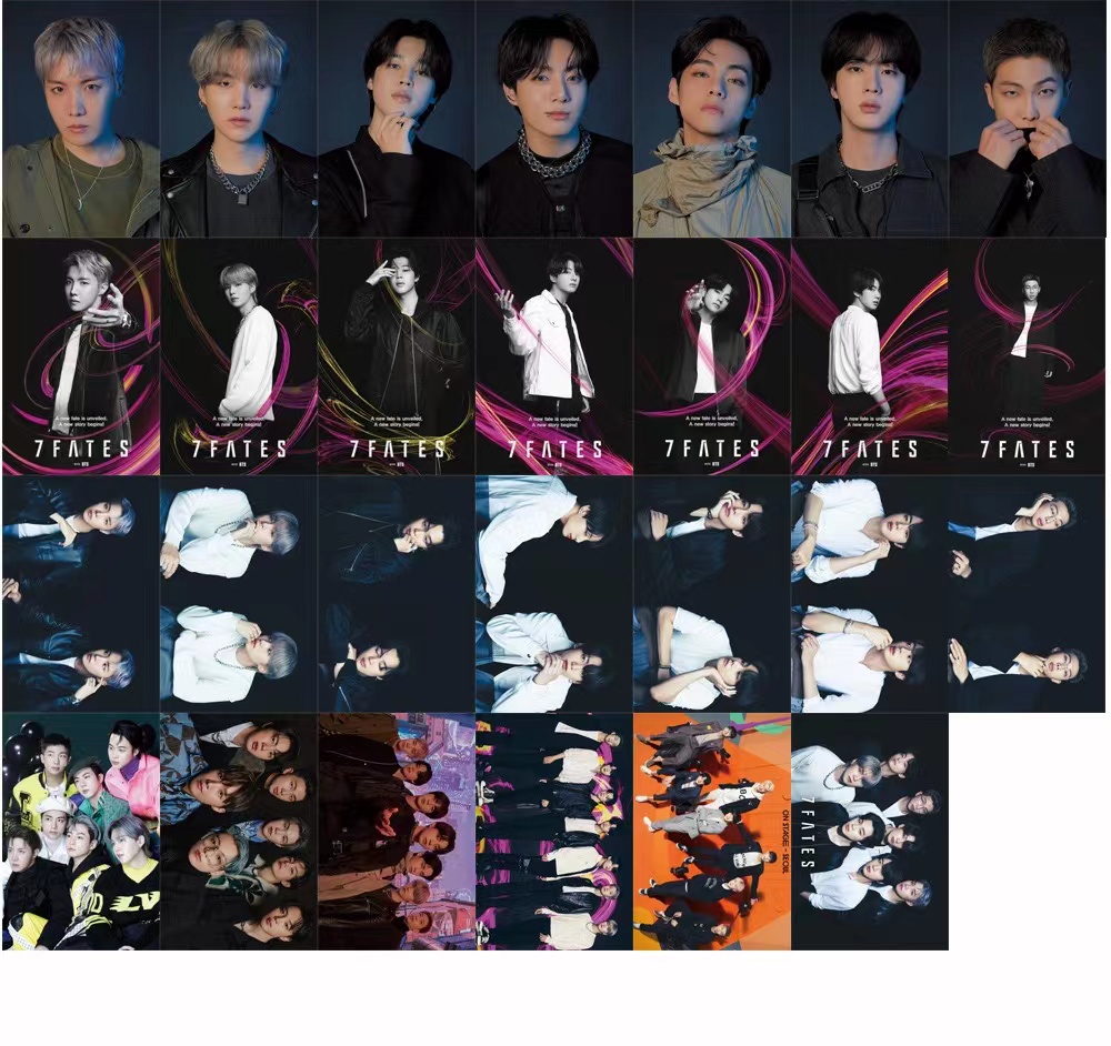 LOMO CARD การ์ดโลโม่ แบบ 2 ด้าน ไม่มีกรอบขาว 55 ชิ้น/กล่อง ขนาด 8.7×5.7 ...
