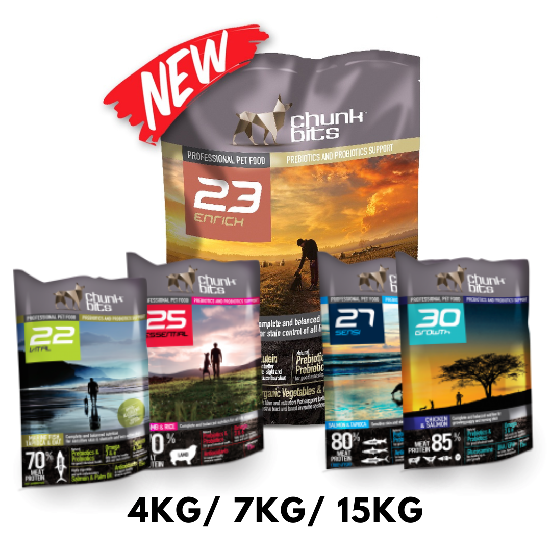 Chunkbits Dog Food [Assorted Types] 4KG/ 7KG/ 15KG | Lazada