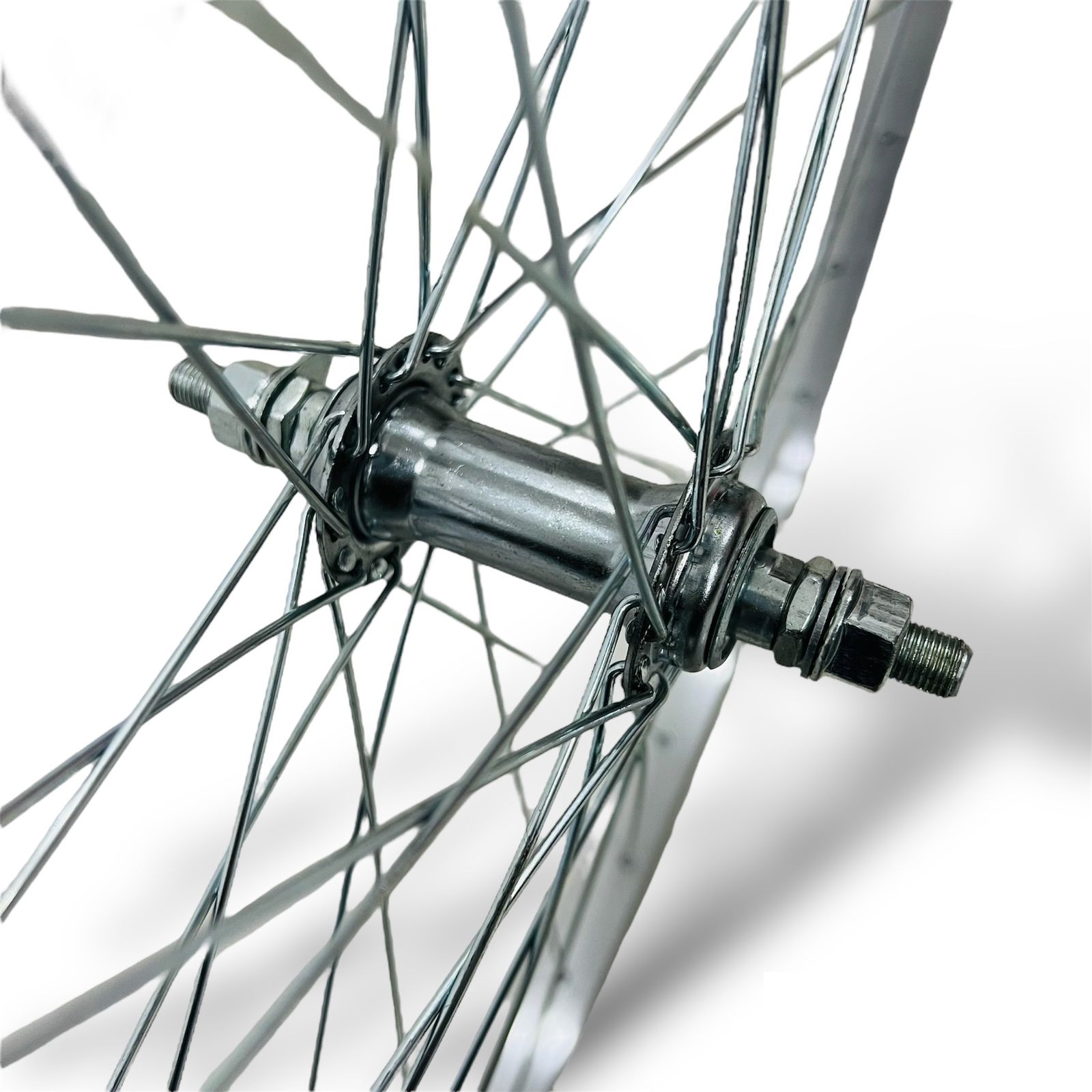Bicycle Steel / Alloy Rim, Double Side Thread Hub 36/36 Holes 24 and 26 ...