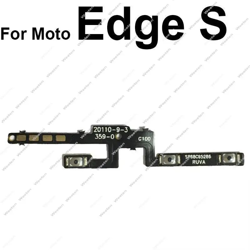 On OFF Key Power Volume Buttons Flex Cable For Motorola MOTO Edge S 20 ...