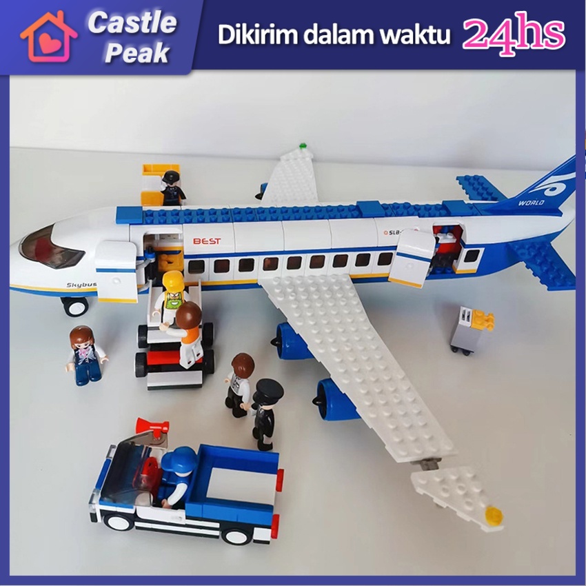 Sluban Brick Pesawat Terbang Penumpang / Airplane M38-B0366 | Lazada Indonesia