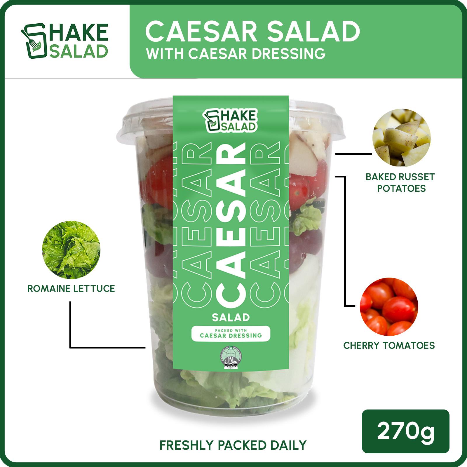 Shake Salad Caesar Salad with Caesar Dressing | Lazada Singapore