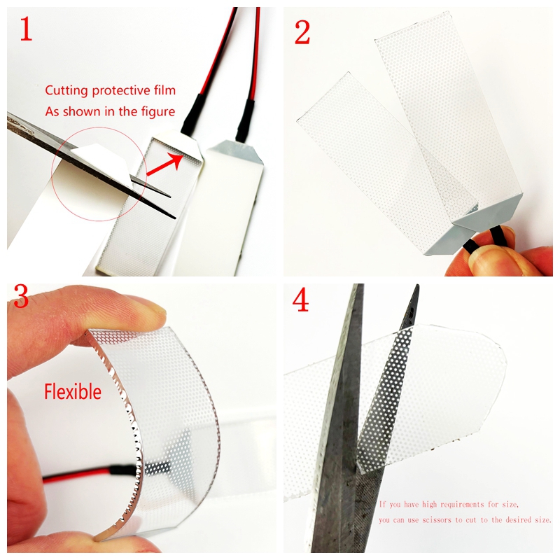 Flexible Bendable DIY LED Light Eyes Kits for Iron Man Halloween Helmet ...