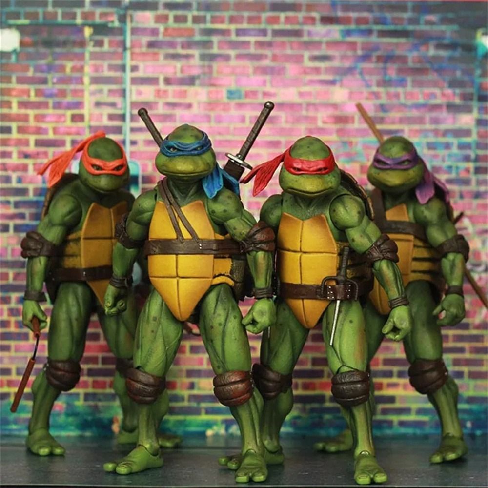 Kids Toy Neca 1990 Film Version Ninja Turtle Anime Figure Action ...