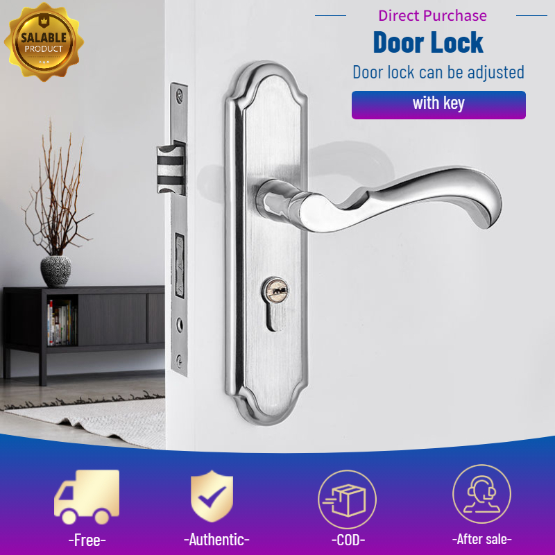 304 Stainless Steel Probrico Door Handles for Interior Doors Front Back ...