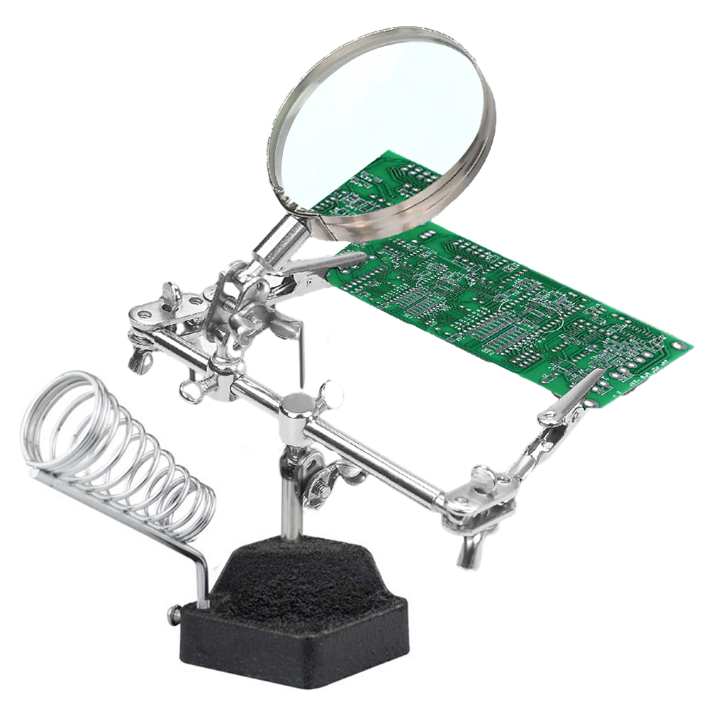 Third Hand Soldering Stand Clamp Helping Holder Electrical Circuits ...
