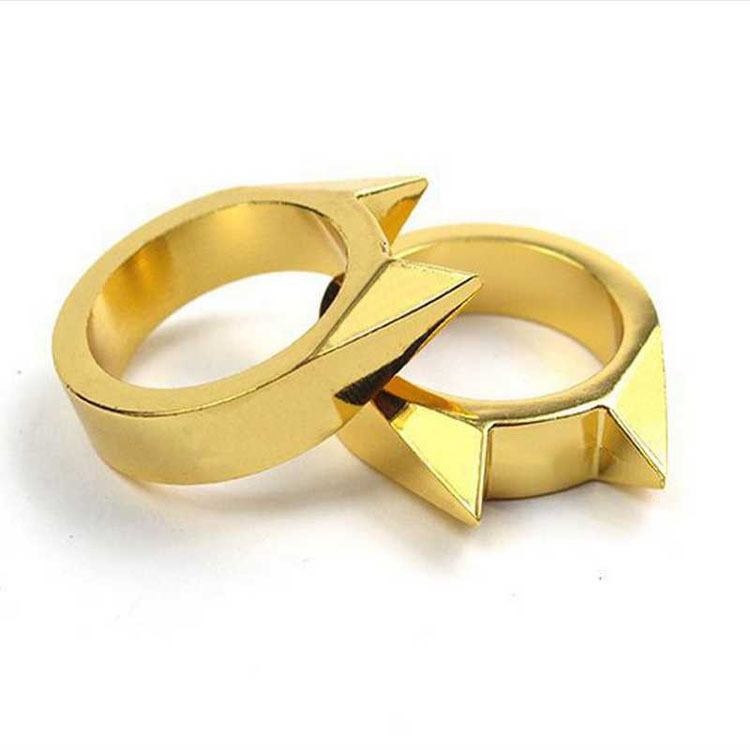 【KQDANCE STONE JEWEL Store】1 Fist Knuckles Kunckles Ring Gold color Men ...