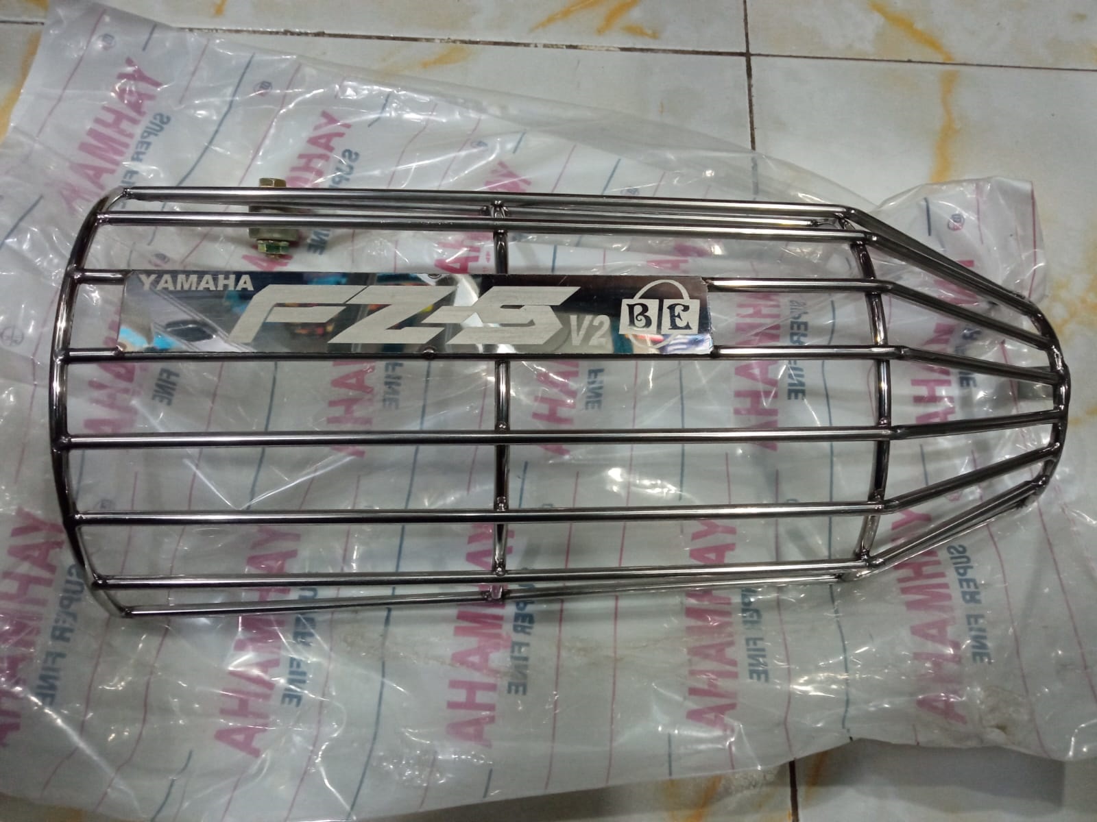 Yamaha FZ-S V2 SS Silencer guard Exhaust Silencer Guard | Daraz.com.bd