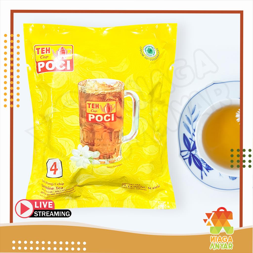 NAS Teh Poci Jasmine Jumbo / Bubuk Serbuk Kantong Teh Celup Kemasan ...
