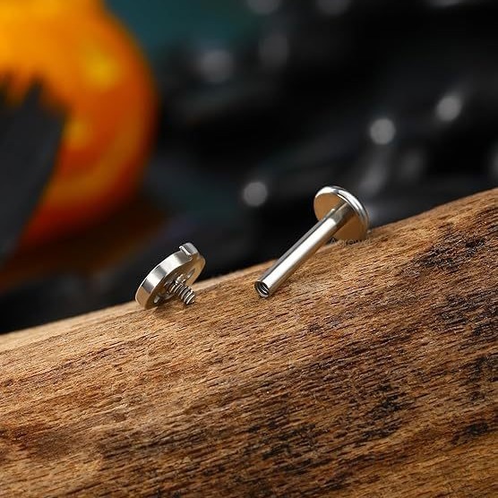 Halloween Funny Lip Stud New Stainless Steel Earrings Pumpkin Bat Ghost ...