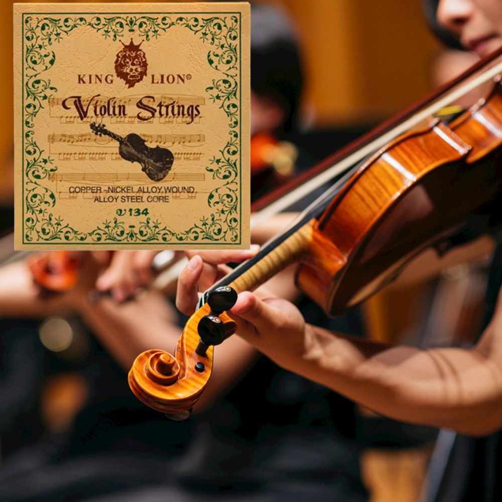Playing String V134 King Lion Violin String White -Nickel Violin String ...