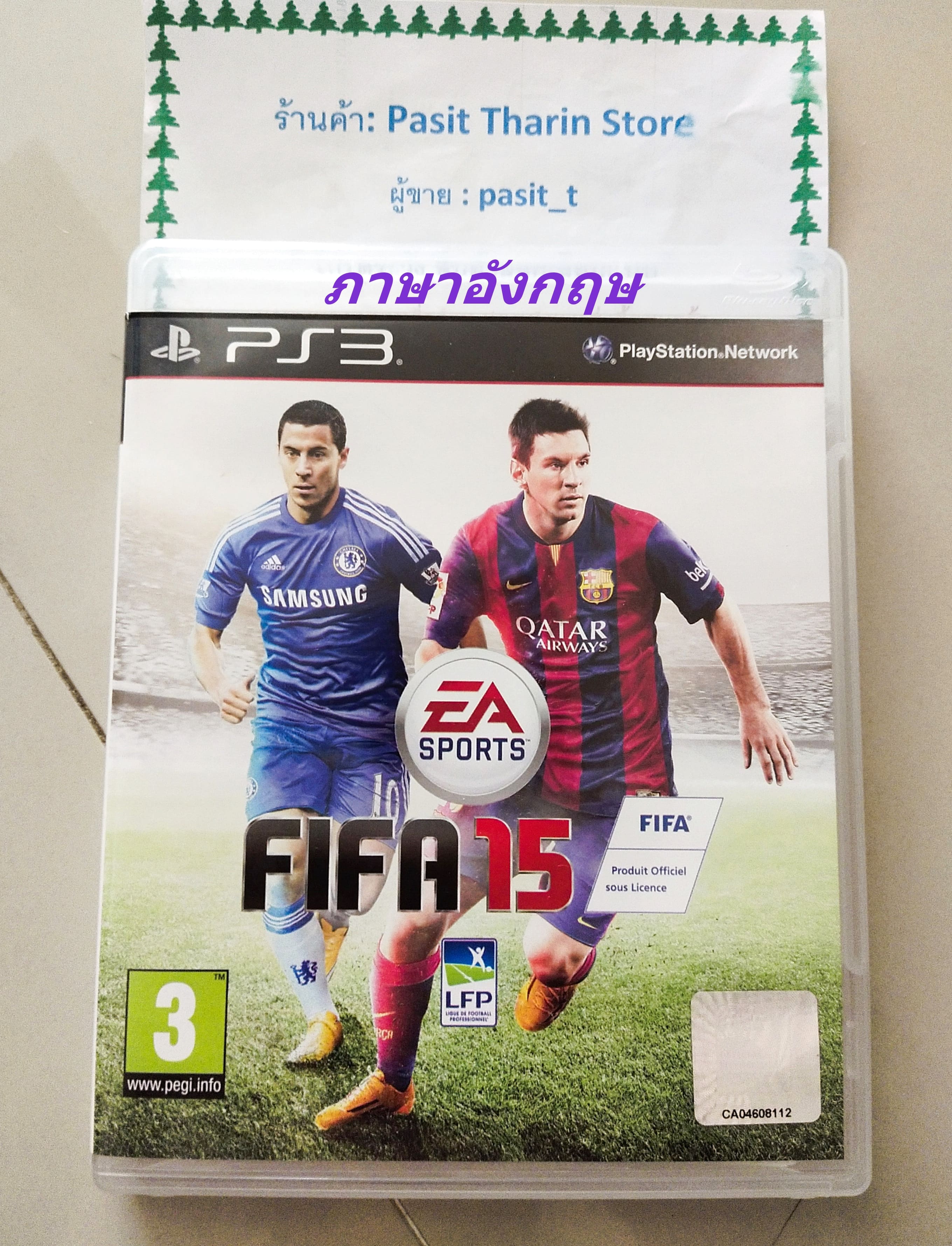 FIFA 15 [Eng] แผ่นแท้ PS3 ภาษาอังกฤษ สภาพเยี่ยม ค่าส่งถูก มีเก็บปลายทาง - Pasit Tharin Store ...