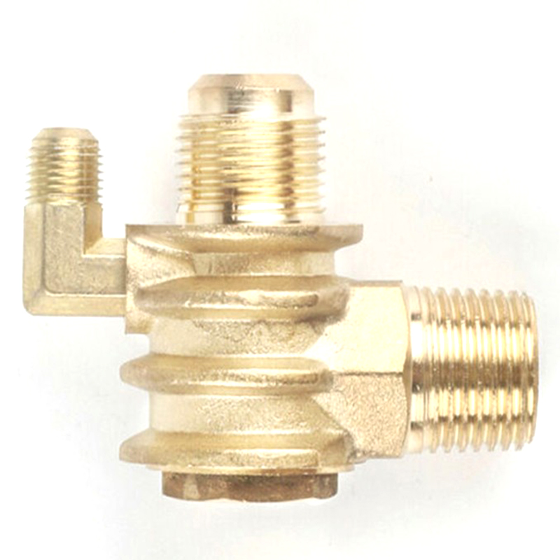 3-Port Check Valves One Way Male-Threaded Workshop Air Compressor 20*19 ...