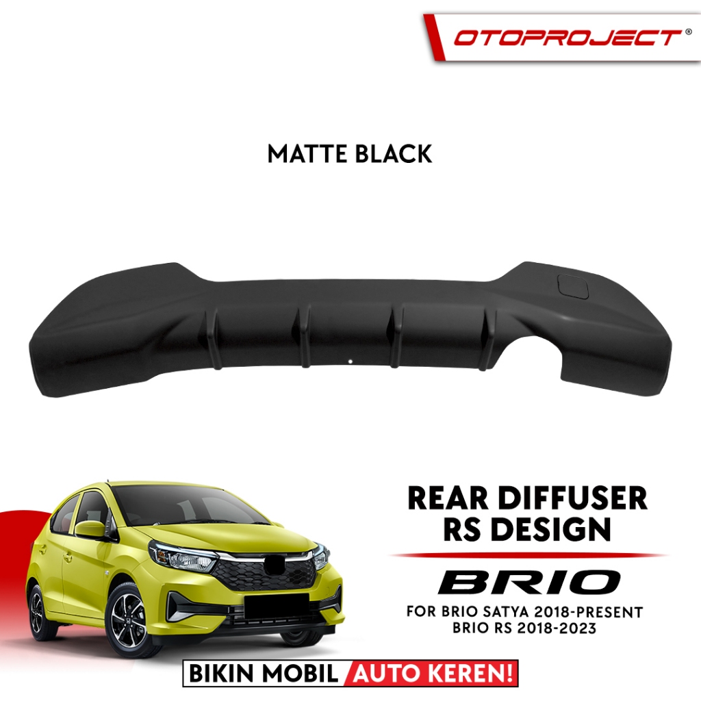 Otoproject - Rear Diffuser All New Brio 2023 RS Design | Lazada Indonesia