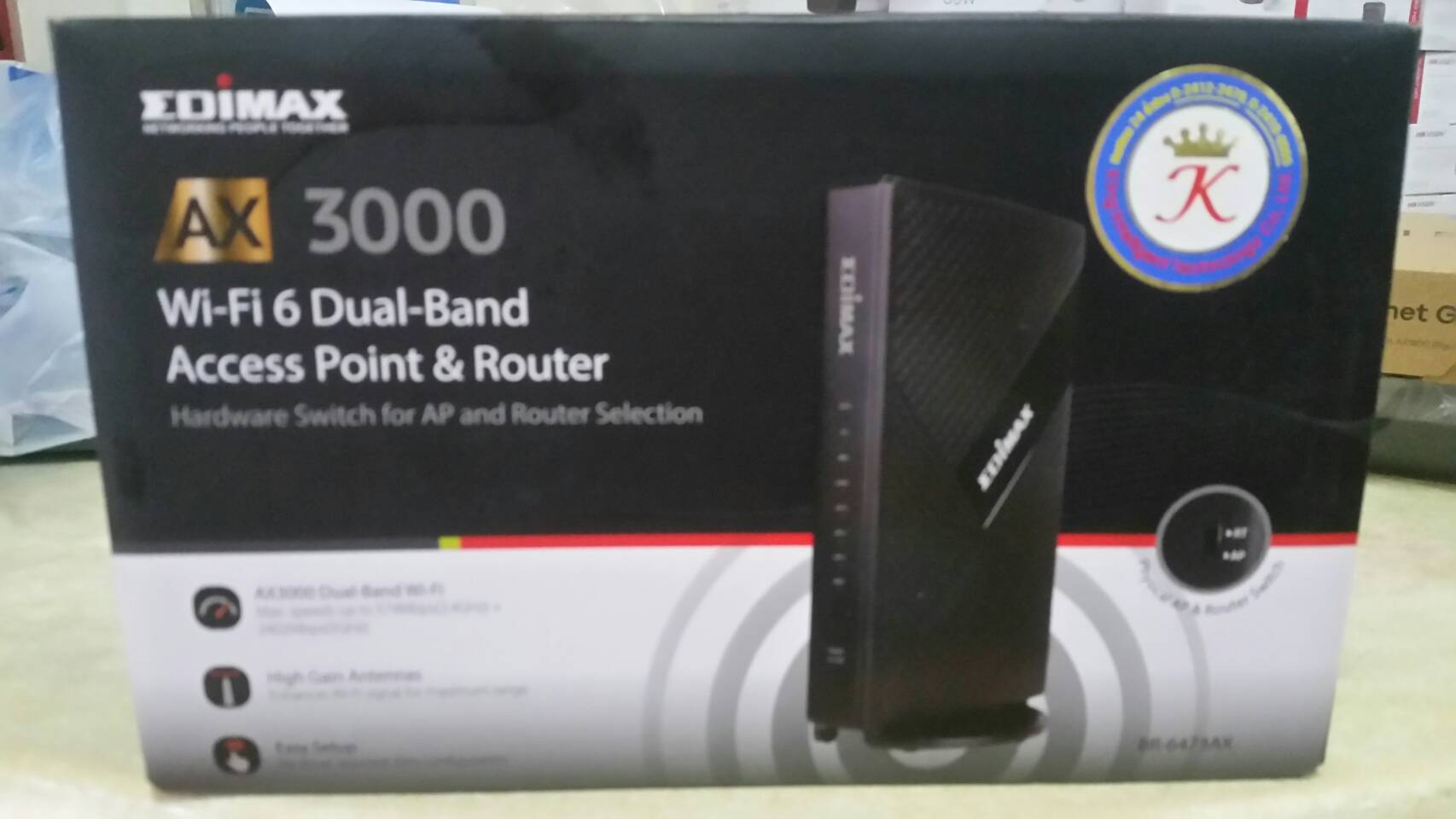 Wi-Fi 6 BR-6473AX Wi-Fi 6 Smart AP/Router Wireless AX3000 | Lazada.co.th