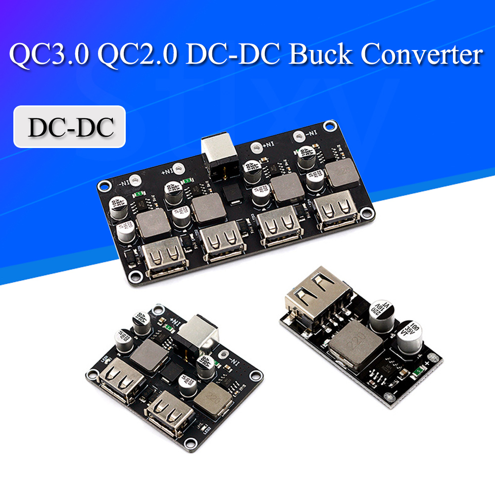 【VogueVenture】USB QC3.0 QC2.0 DC-DC Buck Converter Charging Step Down ...