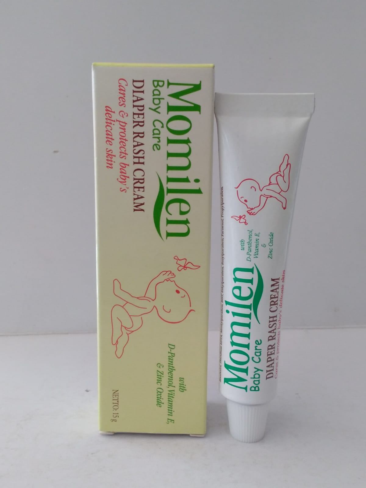 Momilen Diaper Rash Cream 15 g - Merawat dan melindungi kulit lembut ...