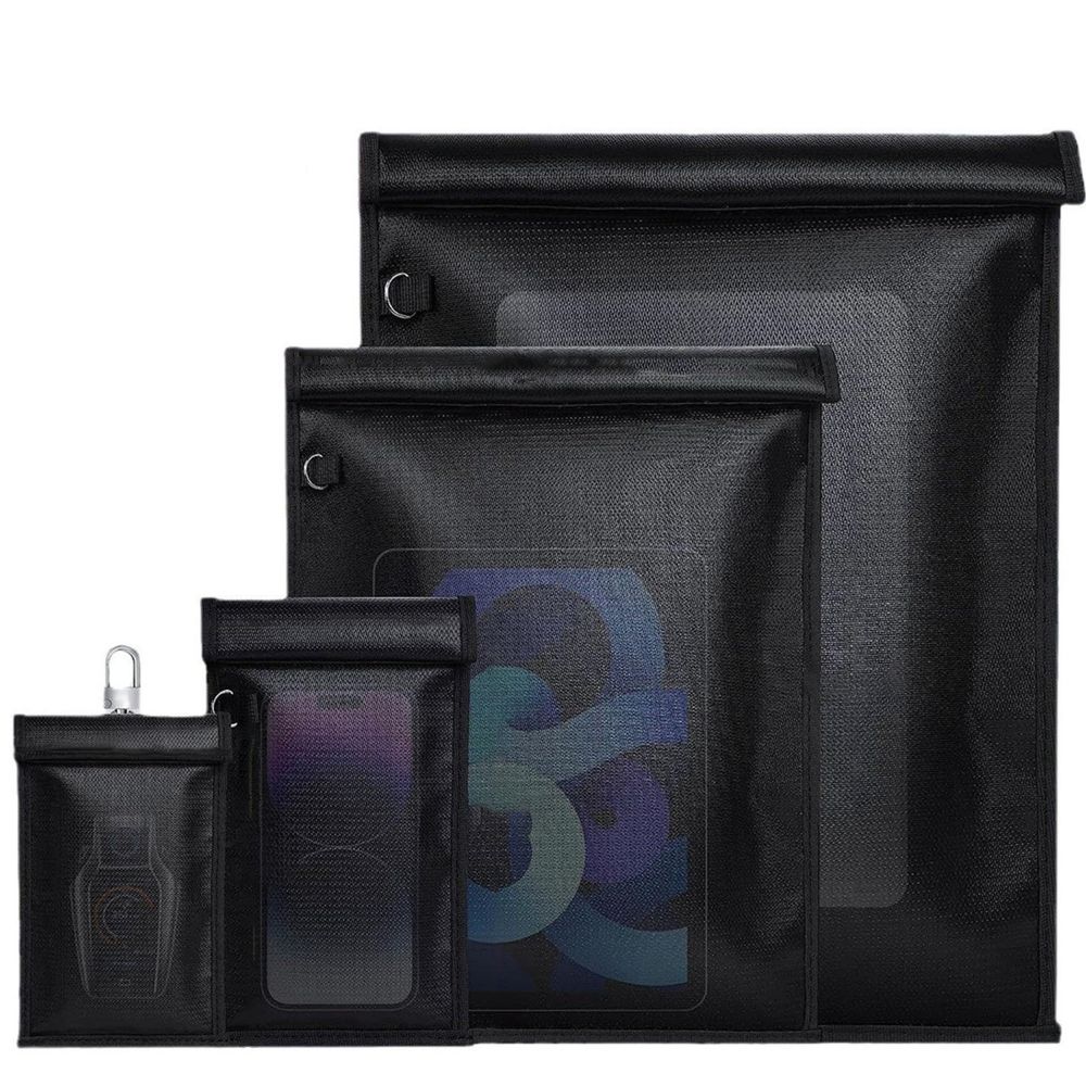 Info Cover Signal Blocking Faraday Bag Anti-tracking Retardant ...