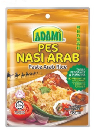 ADAMI Pes Nasi Arab 阿拉伯饭酱料 (120 gram) HALAL | Lazada