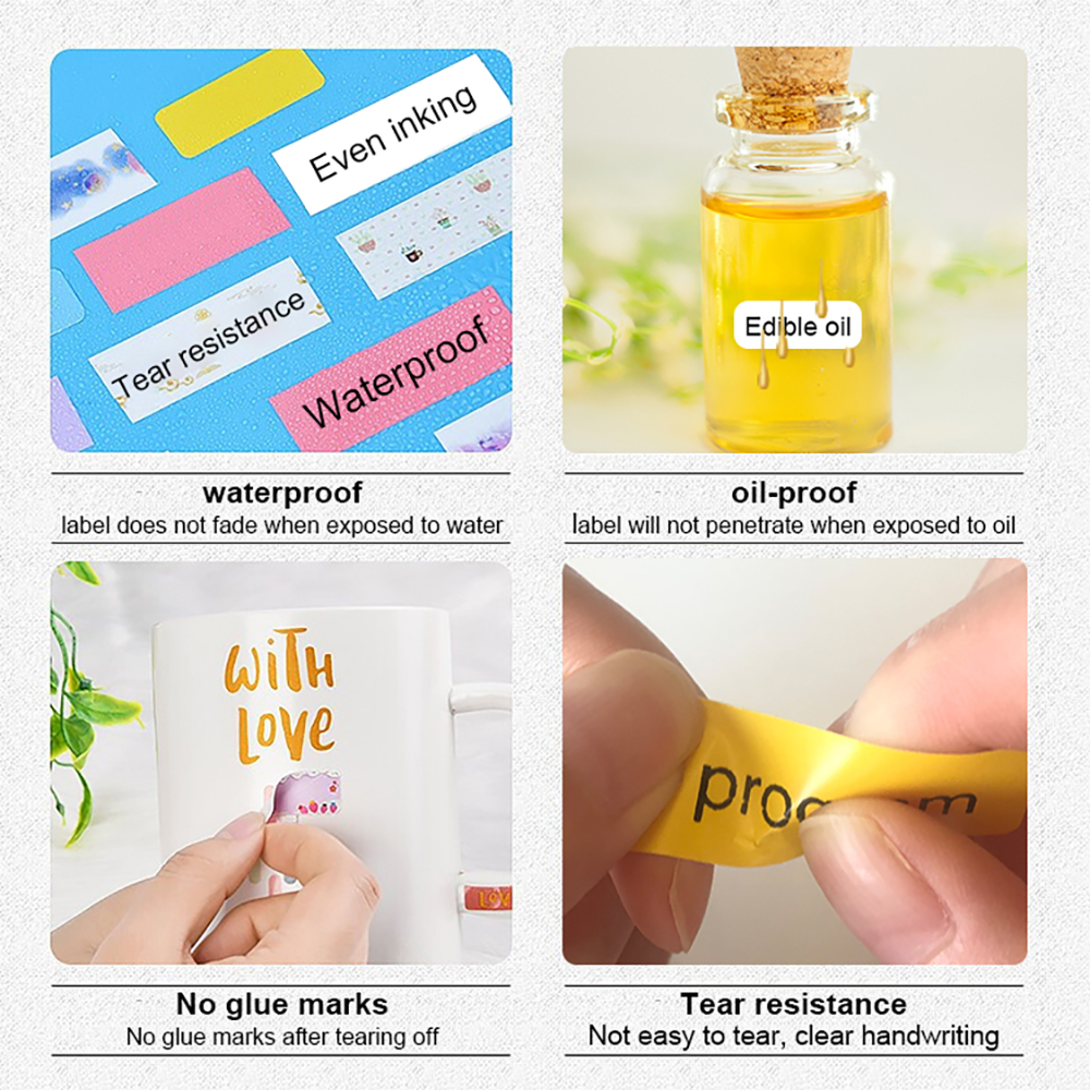 Supvan Green Label Paper 15mm 6m Length Waterproof Anti-Oil Label Price ...