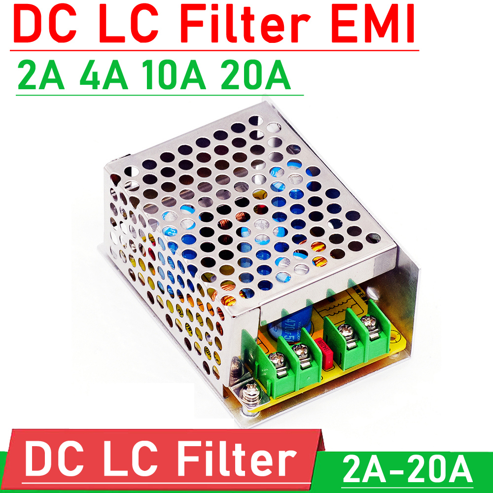 【YIYANGMAOYI111】LC pass filter 4A 10A 20A EMI switching POWER 12V 24V EMC car audio Amplifier DC ...