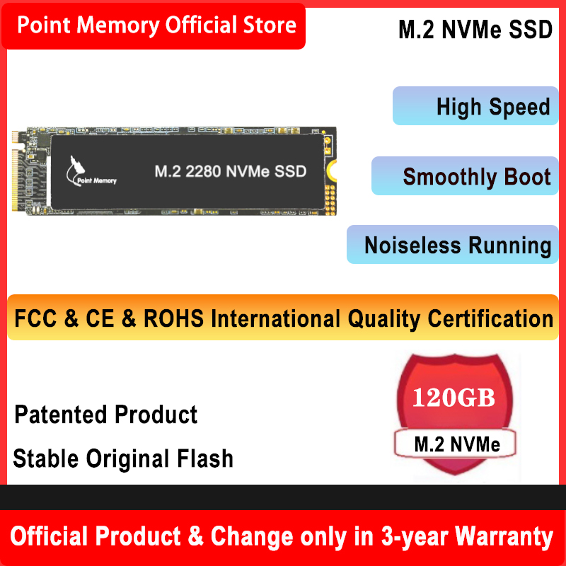 point memory nvme m2 m 2 ssd nvme m.2 ssd m2 ssd 120gb ฮาร์ดดิสก์ ...