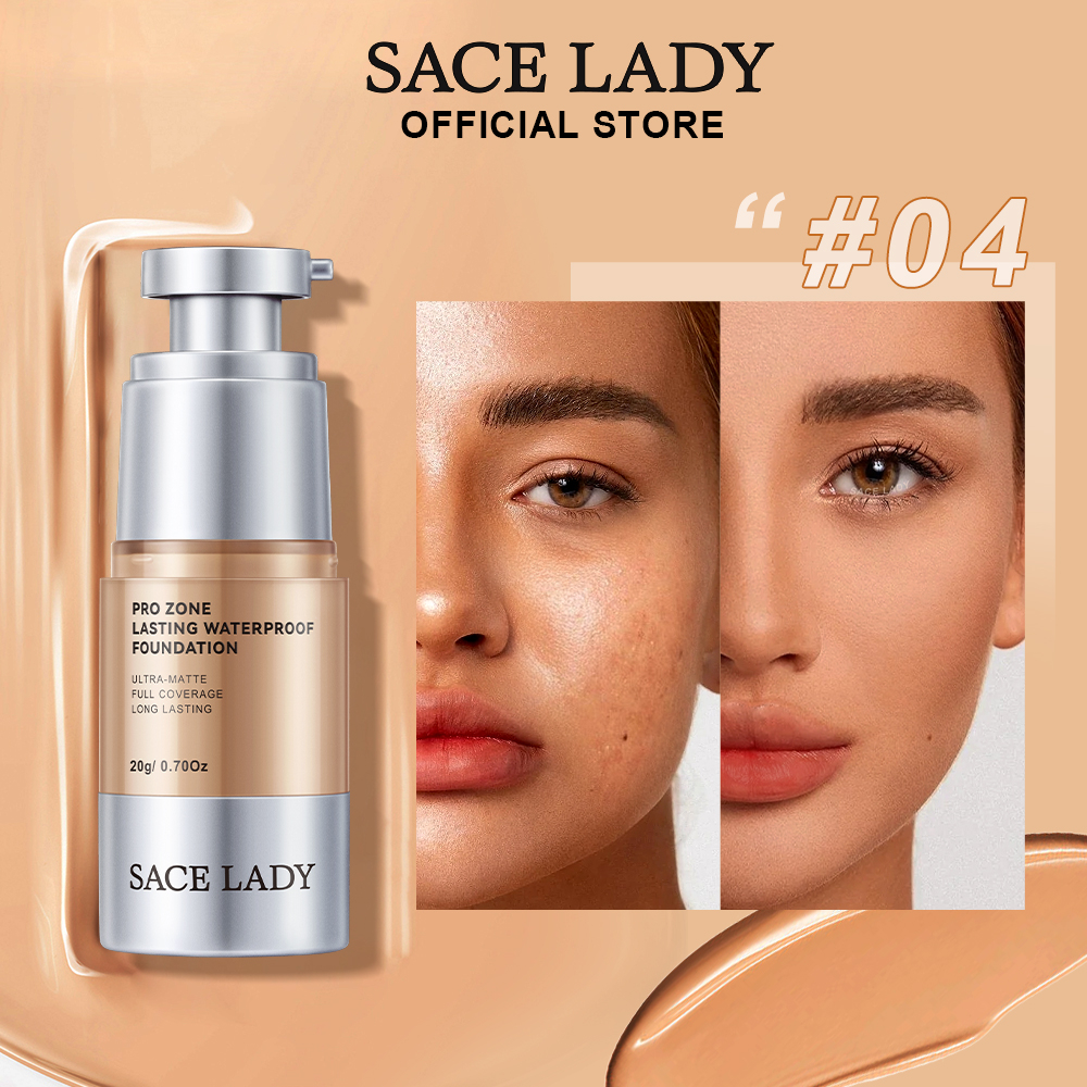 ⭐ ⭐READY STOCK⭐ ⭐ SACE LADY Oil-control Foundation Full Coverage 24H ...