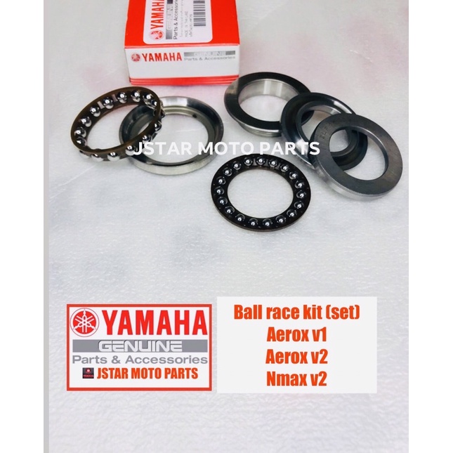 Ball race kit (set) / Tpost Bearing / Steering bearing Nmax v2 Aerox v1 ...