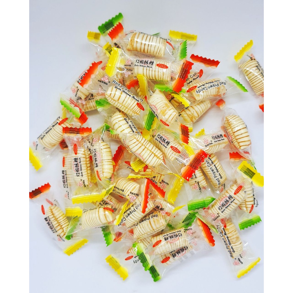 gula gula udang 20pcs childhood 80s 90s HALAL | Lazada