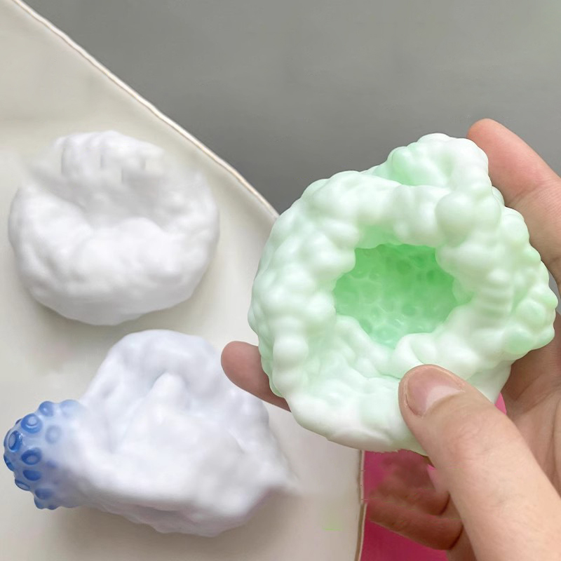 1PC Ball Squishy Table Toys Plasticity Ice Skin Squeez Stress Relieving ...