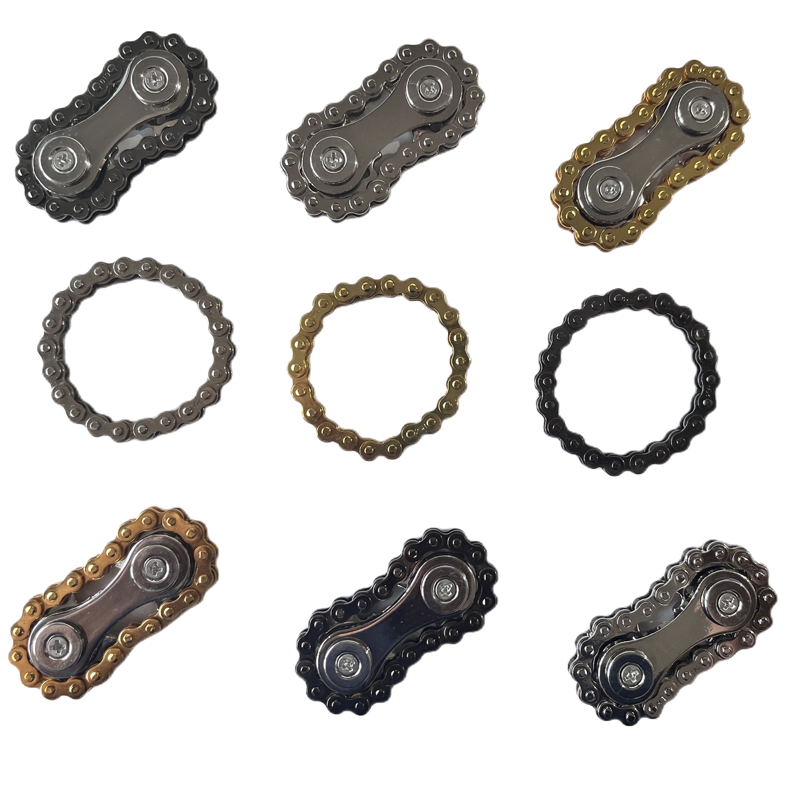 【New Arrivals】【New Arrivals】New Fidget Toys Bike Chain For Adults Metal ...