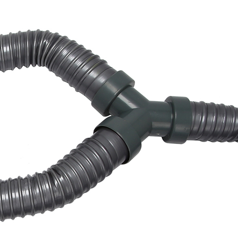 3.3Ft Washing Machine PVC Y Shaped Drain Discharge Hose Washer Pipe ...