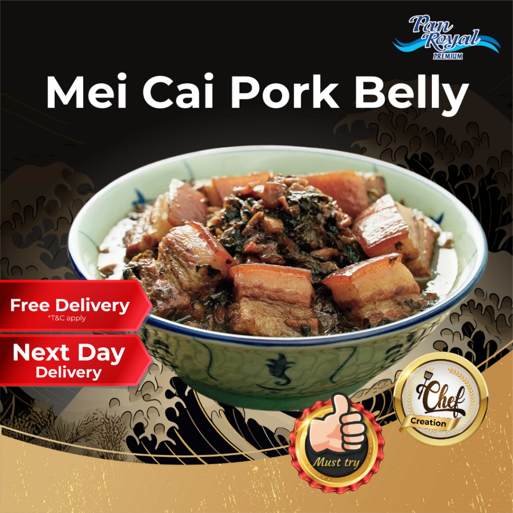 [PAN ROYAL] Frozen Mei Cai Pork Belly (350g +/-) | Lazada Singapore