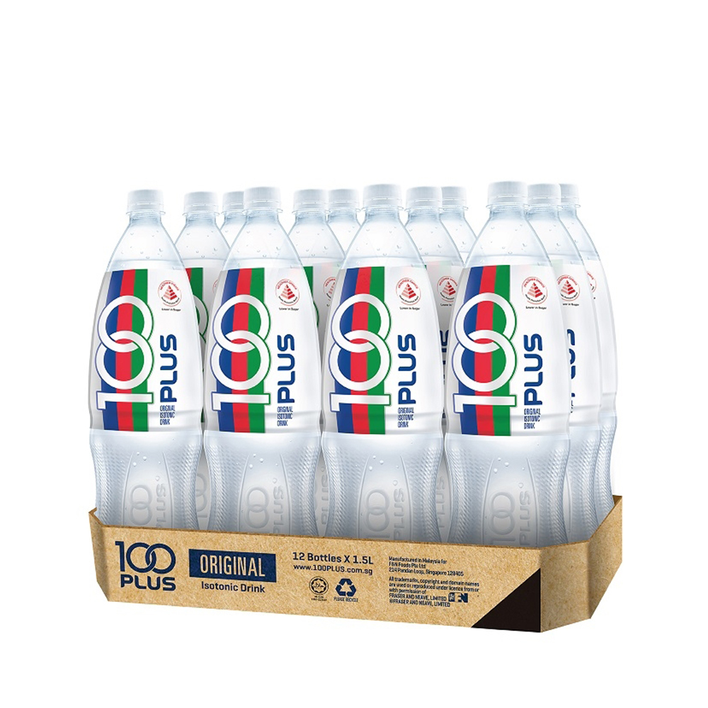 100 PLUS Isotonic Original Bottles (1.5L x 12) | Lazada Singapore