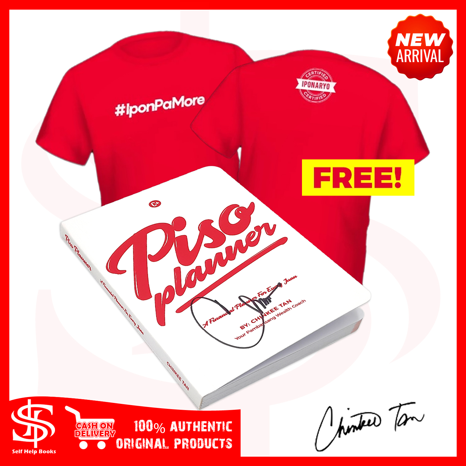 Piso Planner & Ipon Pa More Shirt by Chinkee Tan | Lazada PH