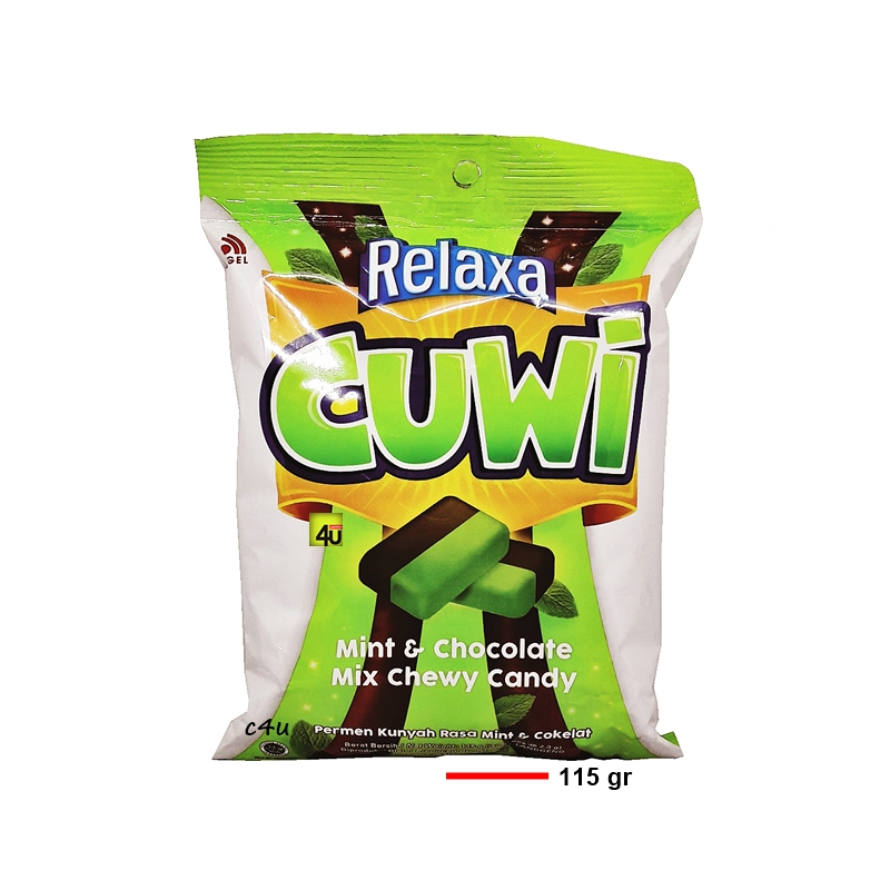 Relaxa CUWI - Choco Mint Chewy Candy - Isi 50 pcs | Lazada Indonesia