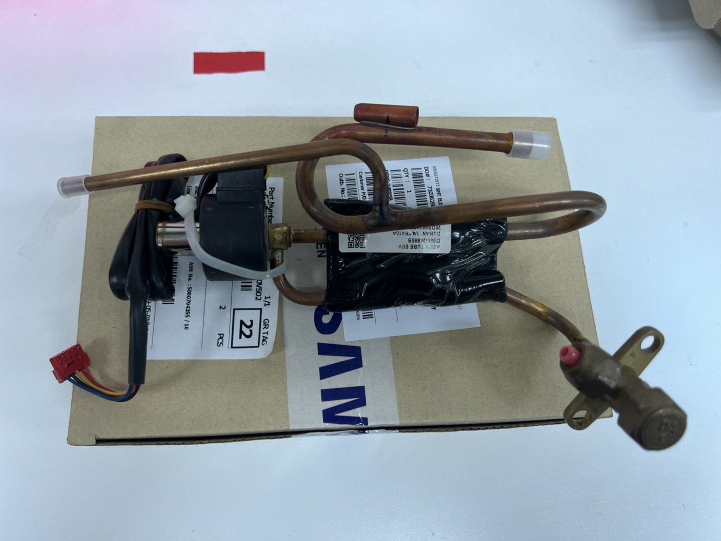 อะไหล่ของแท้/ชุดอีวีวาล์วแอร์ซัมซุง/DB96-24885B/SAMSUNG/ASSY TUBE EEV ...