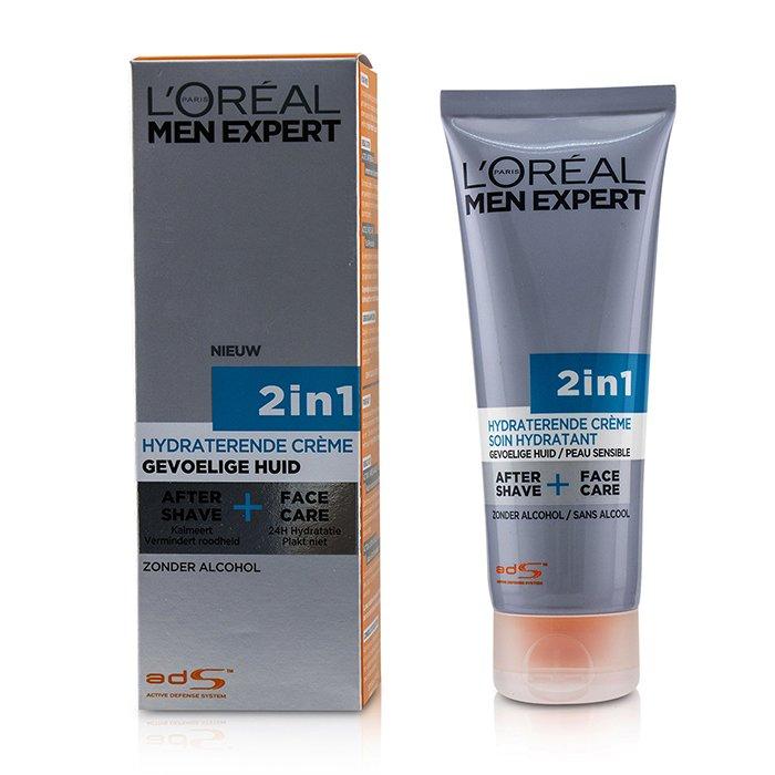LOreal Men Expert Face Creme 2-In-1หลังการโกน + 75Ml/2.5Oz | Lazada.co.th