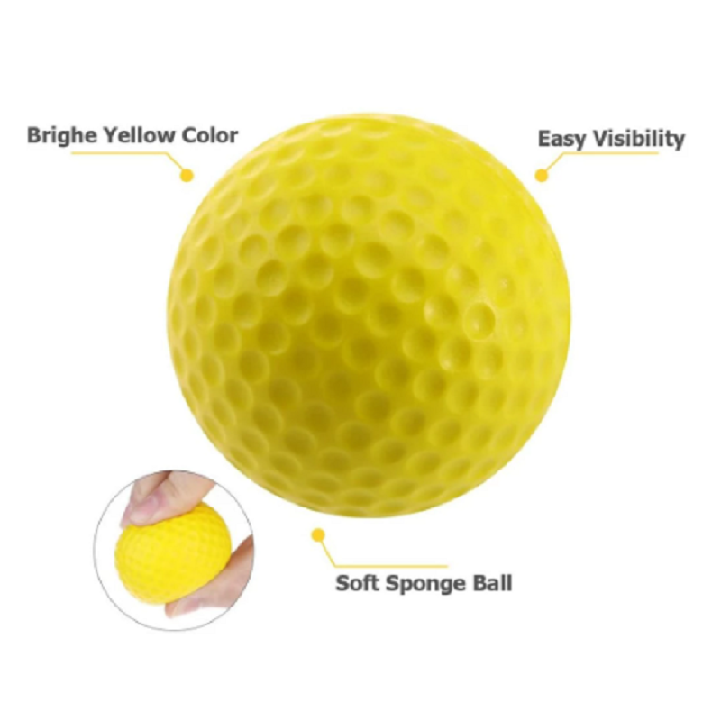 【LATS Store】18PCS Practice Balls Soft Dimpled Elastic Indoor Outdoor ...