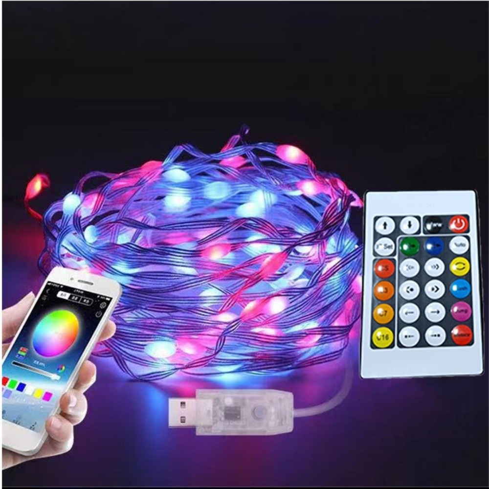 Fireworks Effects Dreamcolor Changing LED Bluetooth Fairy Lights ...