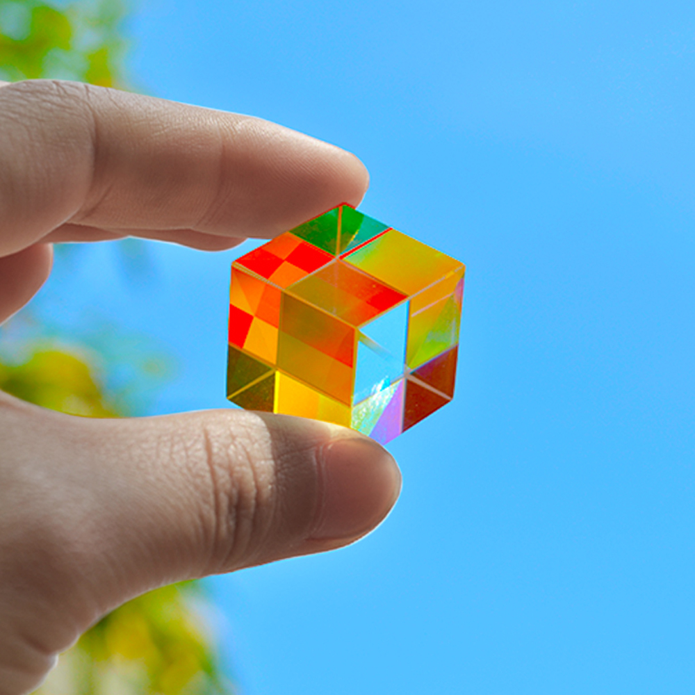 【EleganceEssence】Prism Six-Sided Bright Light Combine Cube Prism ...