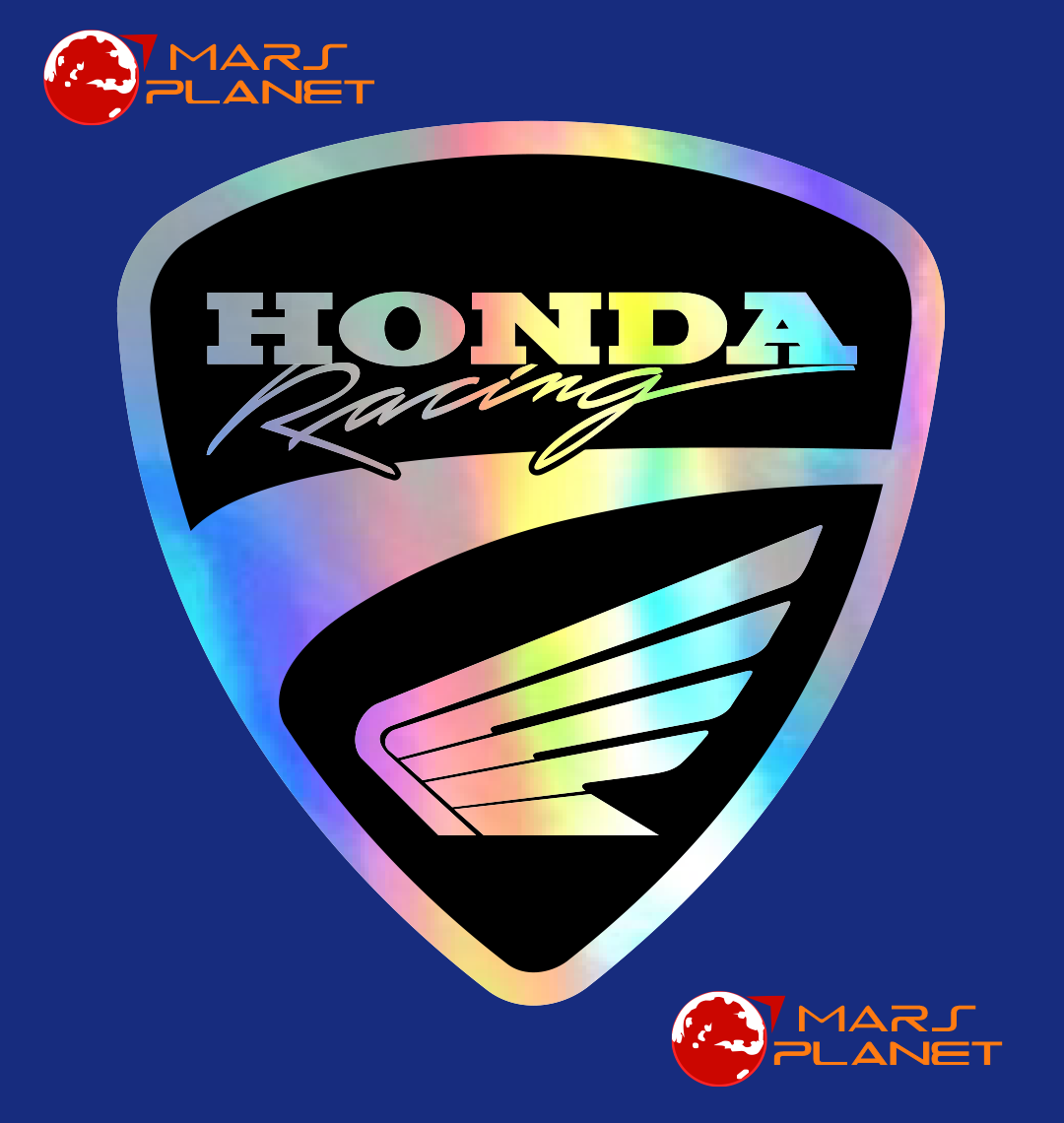 HONDA RACING STICKER DECAL MOTORCYCLE EMBLEM | Lazada PH